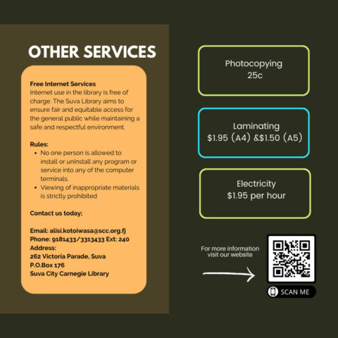 Suva City Carnegie Library - Suva City Council